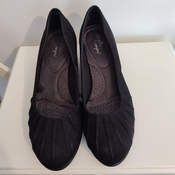 dexflex comfort | Shoes | Dexflex Comfort Bristol Black Suede Wedge ...